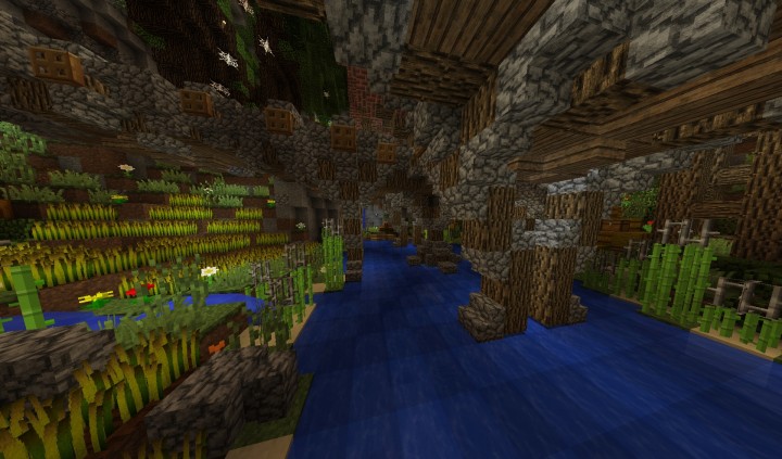 Medieval Cave Hub for RambleGames | Built by Valgonir Minecraft Map