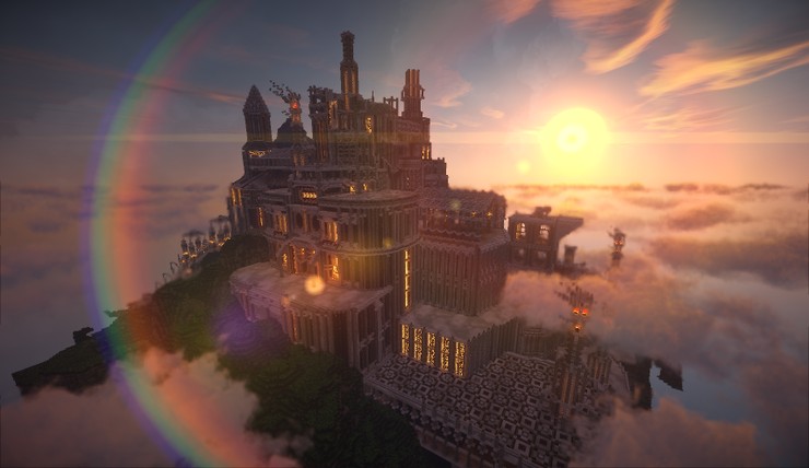 [Phobie's solo build] Woodgald & Valhalla Minecraft Map