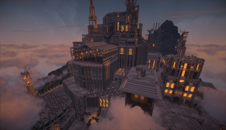 [Phobie's solo build] Woodgald & Valhalla Minecraft Map