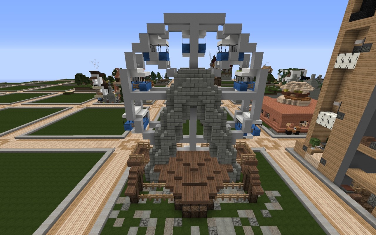 Minecraft Ferris Wheel! Minecraft Project