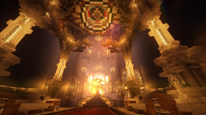 [Phobie's solo build] Woodgald & Valhalla Minecraft Map