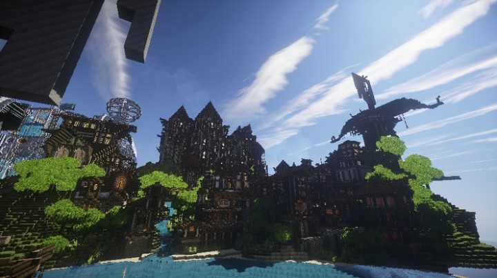 [Phobie's solo build] Woodgald & Valhalla Minecraft Map