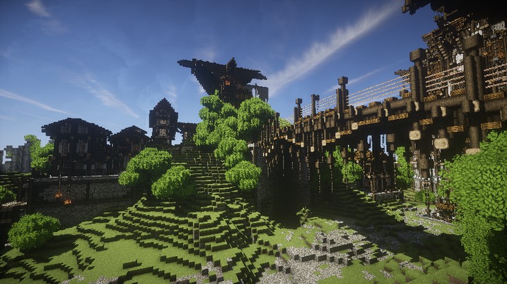 [Phobie's solo build] Woodgald & Valhalla Minecraft Map