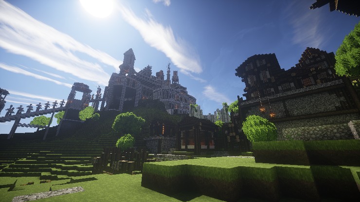 [Phobie's solo build] Woodgald & Valhalla Minecraft Map