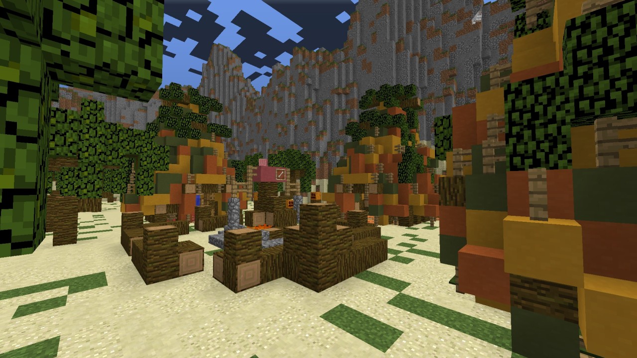 Abidim Tribe - Tiki Camp Minecraft Map