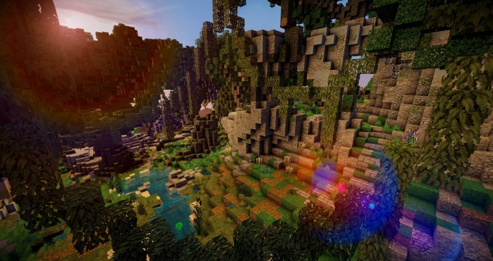 Magic Forest Landscape - [MMORPG] Minecraft Map
