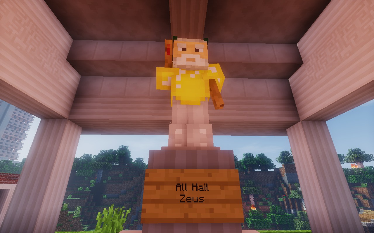 Small temple of Zeus Minecraft Map