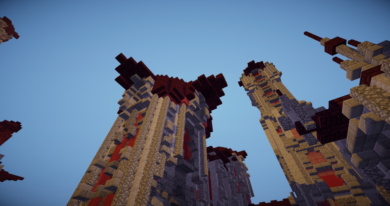 Radon Wars Spawn (Built by Radon Wars BT) Minecraft Map