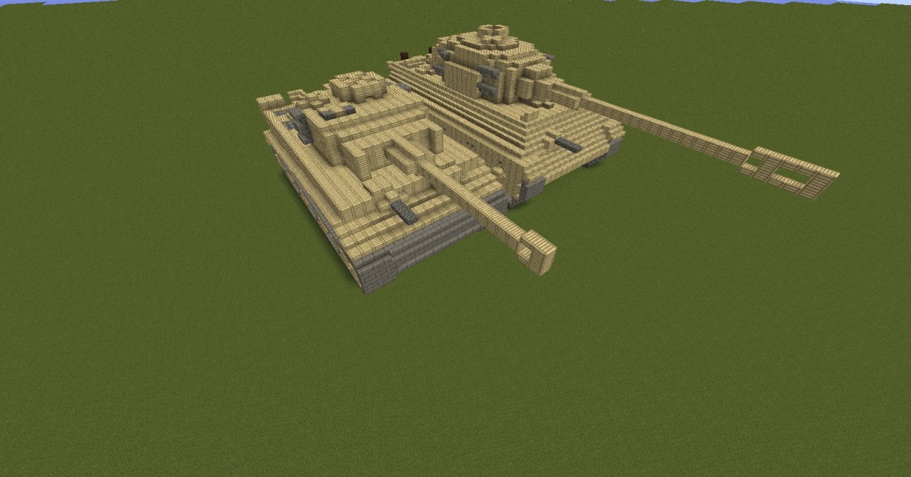 5:1 Tiger I and Tiger II Minecraft Map