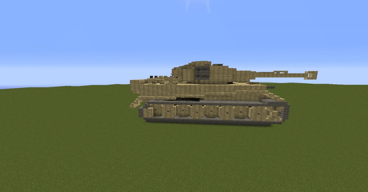 5:1 Tiger I and Tiger II Minecraft Map