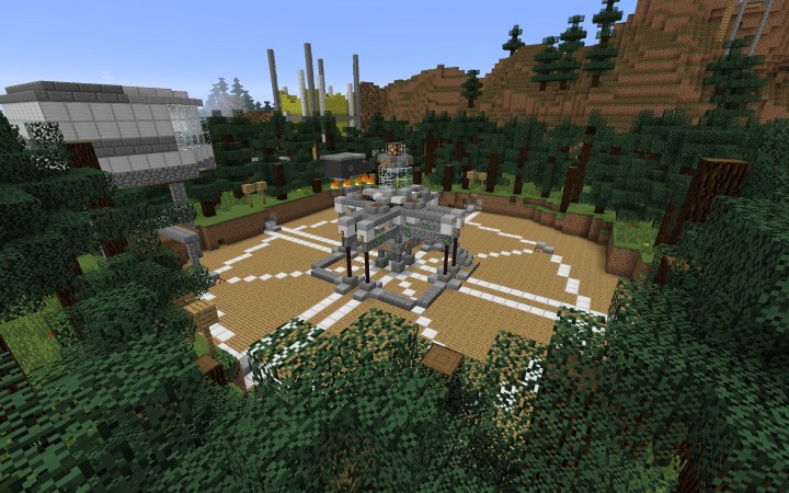 Unfinished Hunger Games Panem Project! (DOWNLOADABLE) Minecraft Map