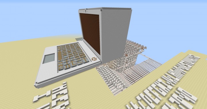 Programmable Redstone Computer Minecraft Map