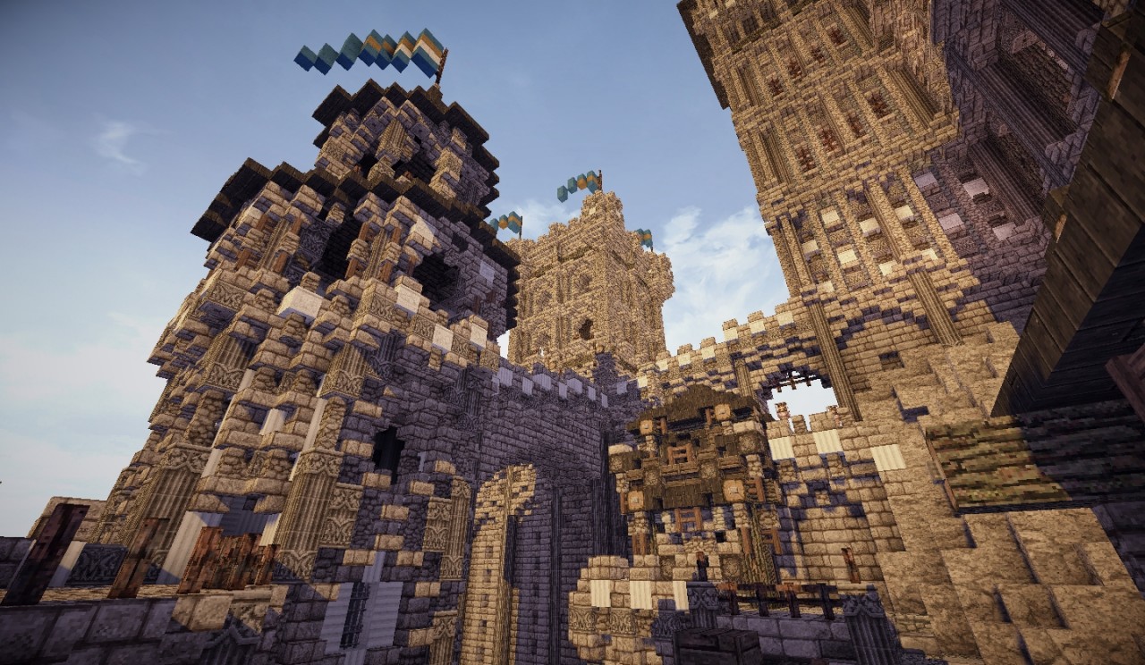 the peninsula fortress --]-------- Minecraft Map