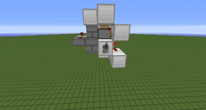 Vertical Double Piston Extender Minecraft Map