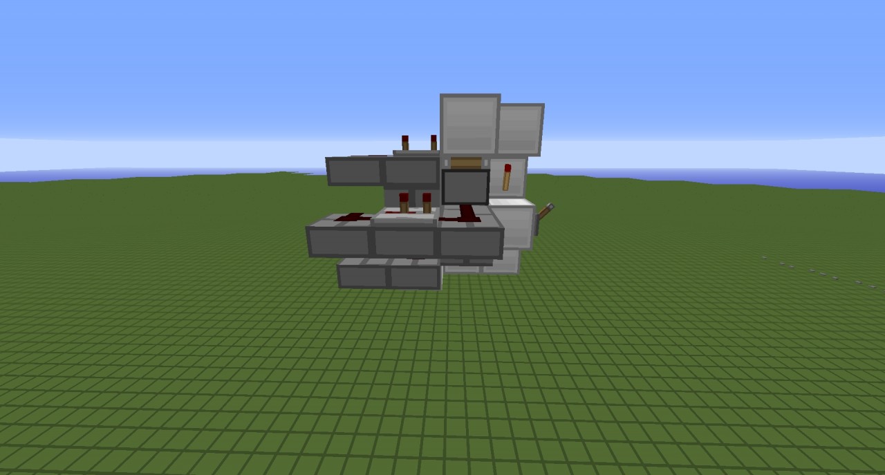 Vertical Double Piston Extender Minecraft Map