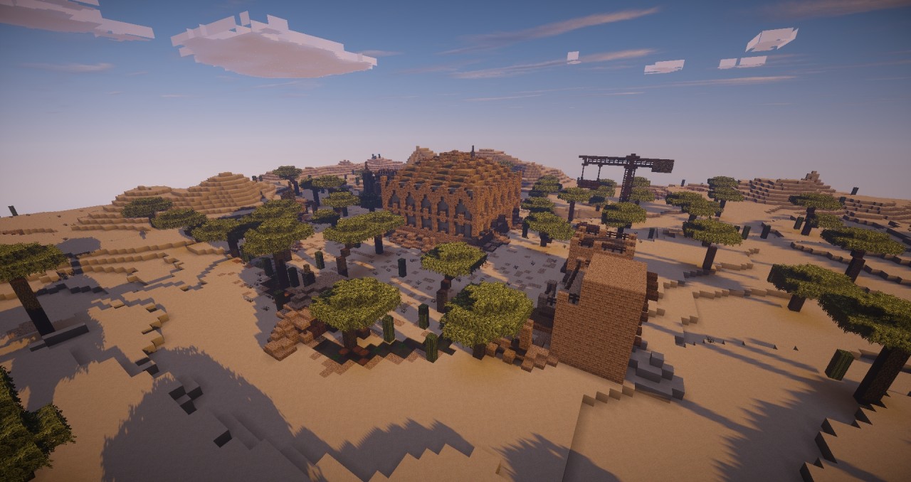 Desert Faction Spawn Minecraft Map