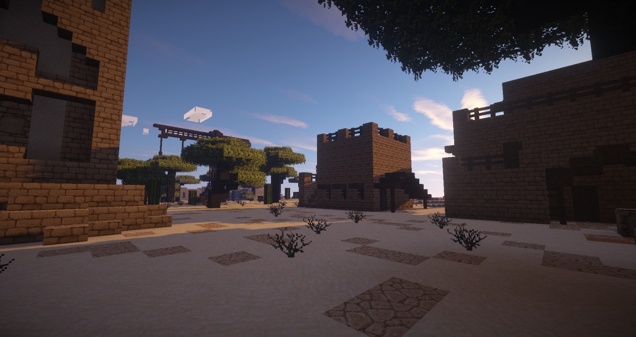 Desert Faction Spawn Minecraft Map