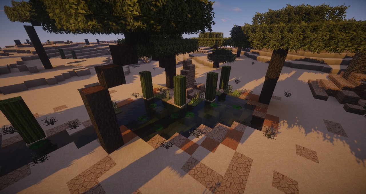 Desert Faction Spawn Minecraft Map