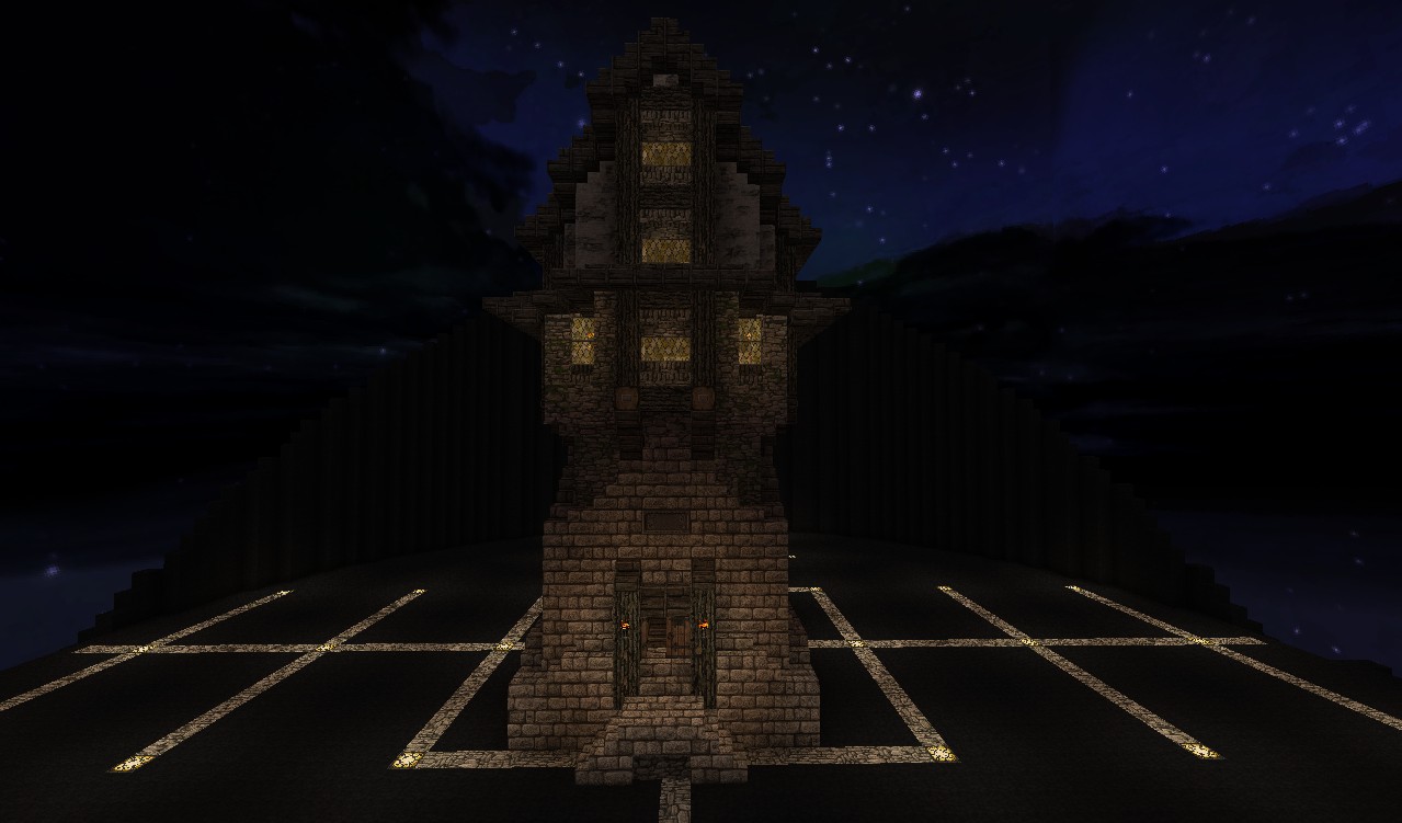 Tall House Minecraft Map