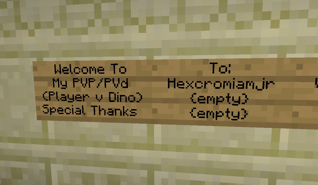 PvP / PvD Minecraft Map