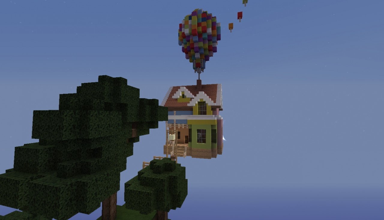 Up house Minecraft Map