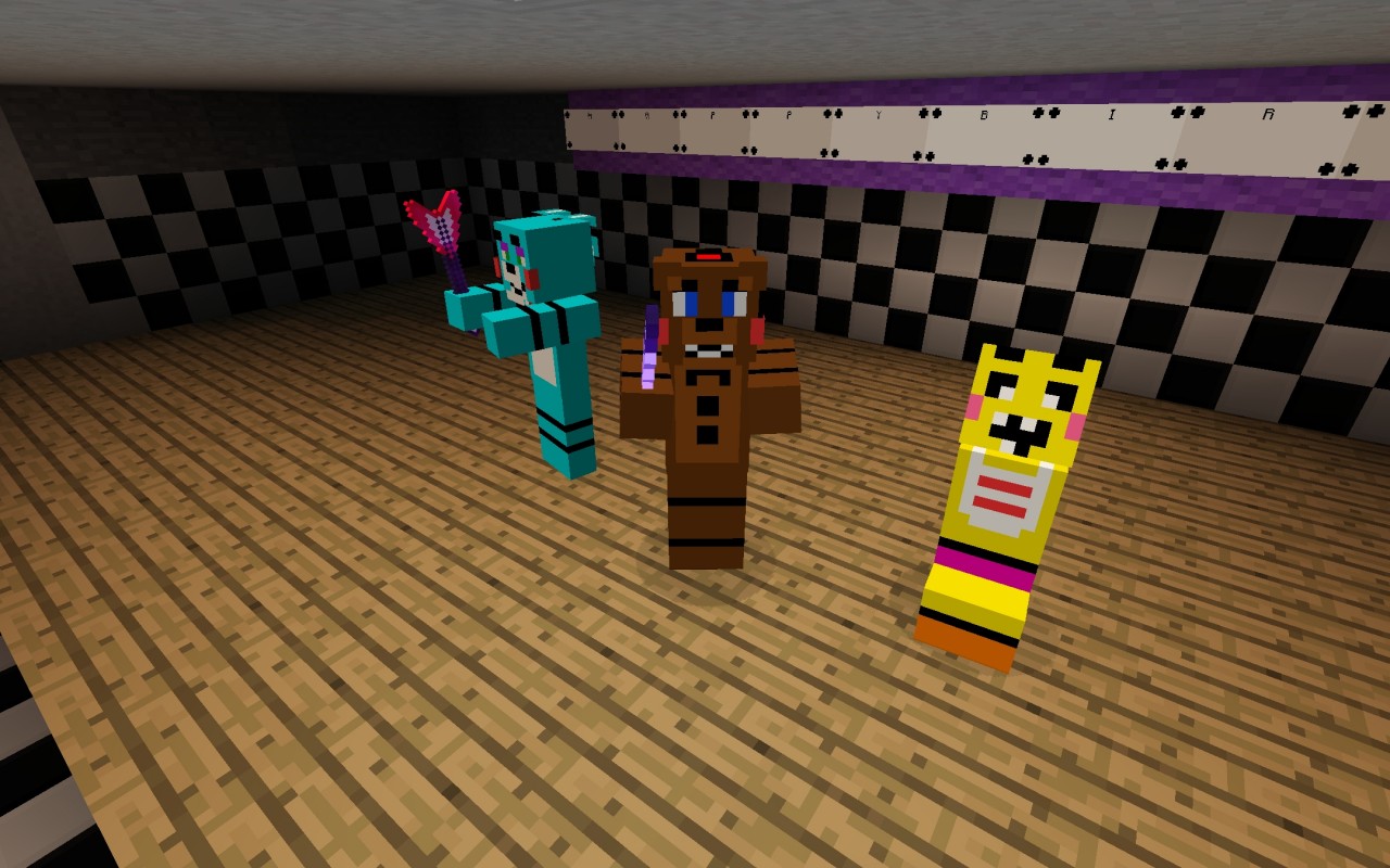 FNAF2 in Minecraft by xX_Speedy_Xx Minecraft Map