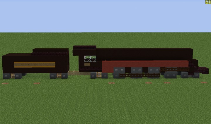 Reading 2100 Steam Locomotive (Baldwin 4-8-4) Minecraft Map