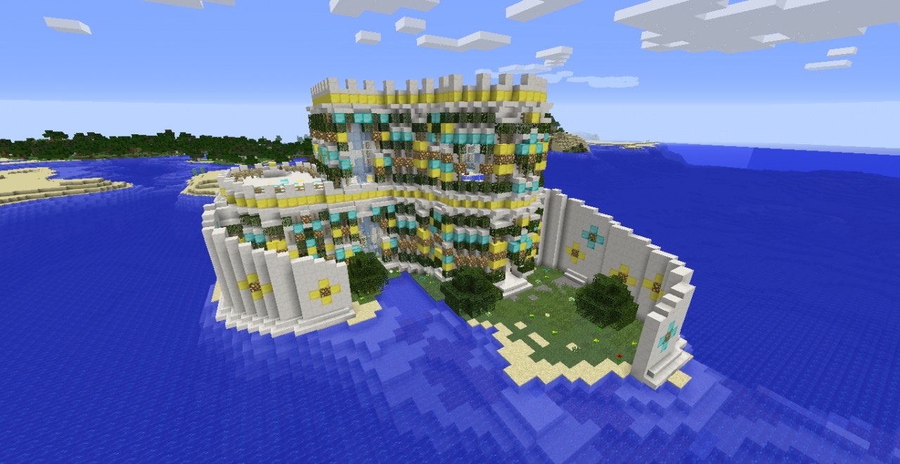 OceanView Castle Minecraft Map