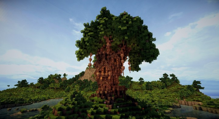 The old Oak - Survival Tree House [Updated for missing blocks ...
