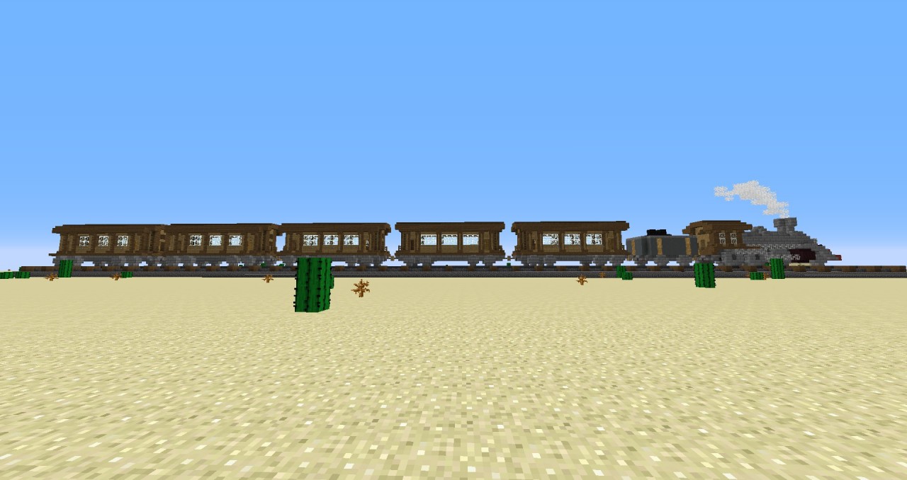 Steam Train Minecraft Map
