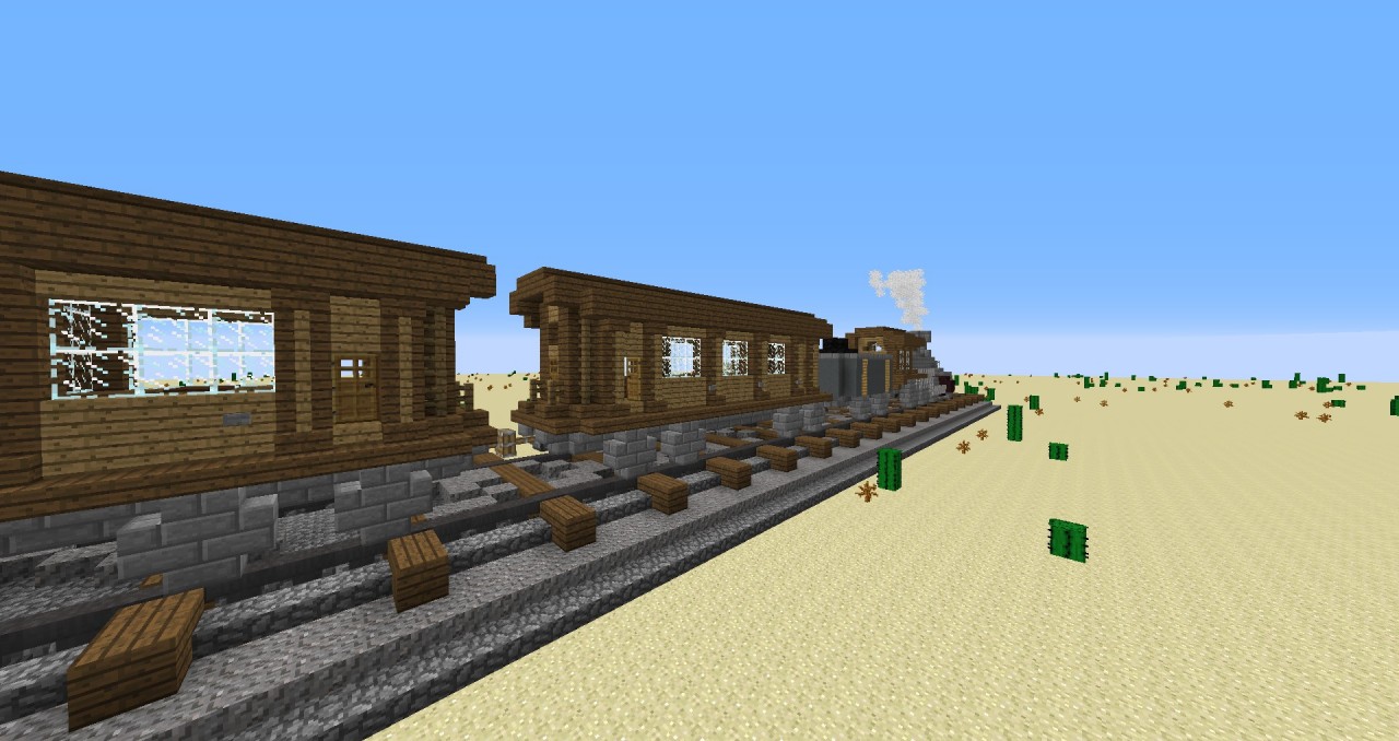 Steam Train Minecraft Map