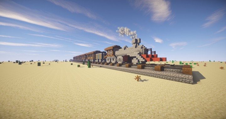 Steam Train Minecraft Map