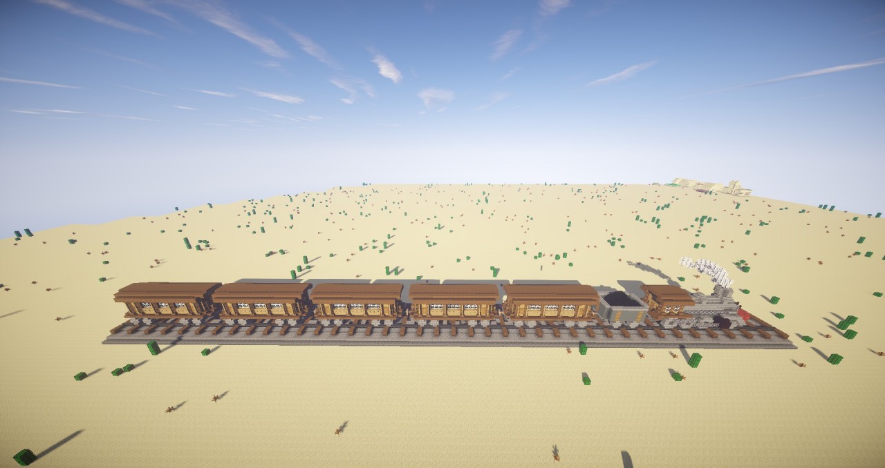 Steam Train Minecraft Map