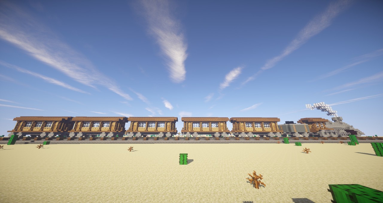 Steam Train Minecraft Map