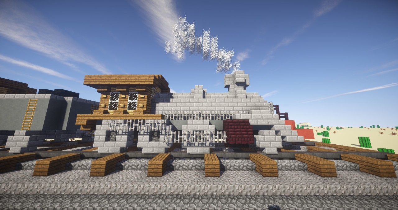 Steam Train Minecraft Map