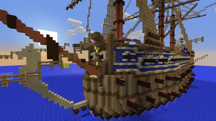 French Battleship by Podcrash12 Minecraft Map