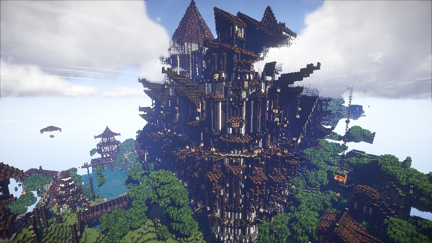 [Phobie's solo build] Woodgald & Valhalla Minecraft Map