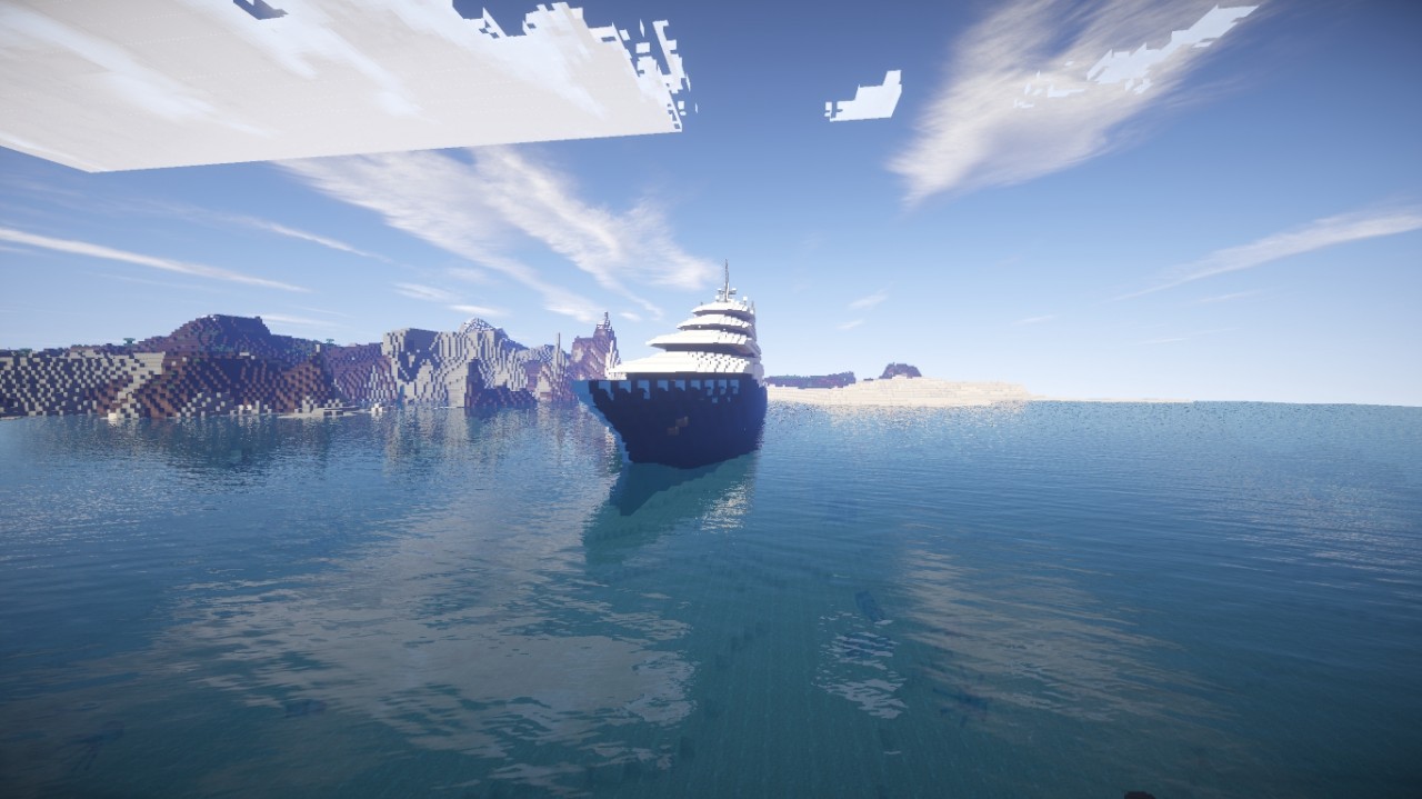 Blue dream Yacht Minecraft Map