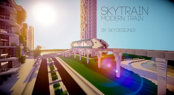 Skytrain Minecraft Map
