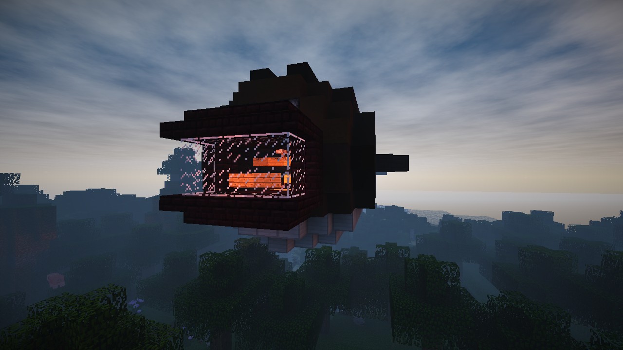 Movecraft Airship - Gunship Minecraft Map