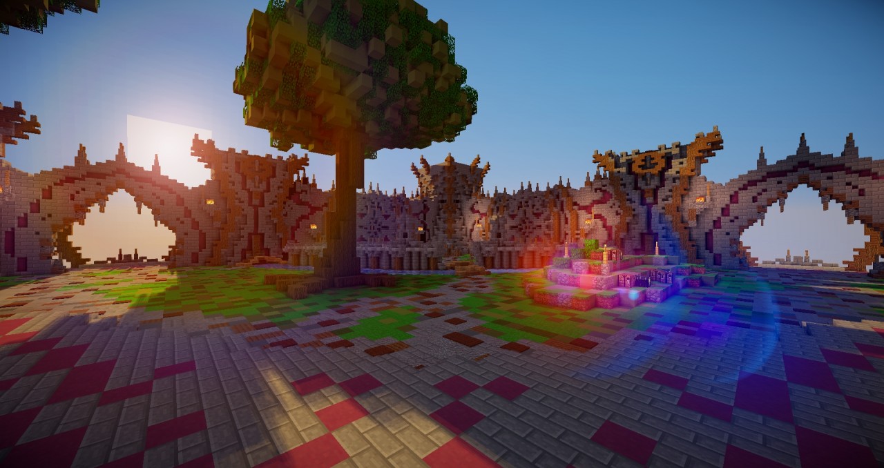 Fantasy Faction Spawn Minecraft Map