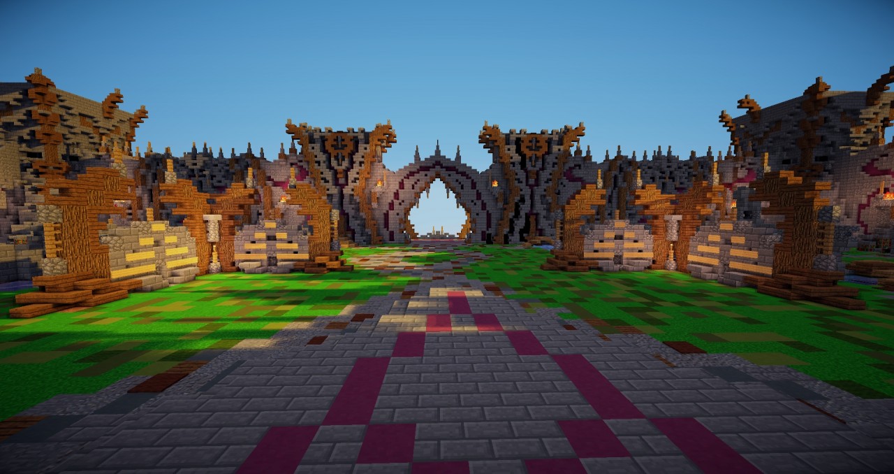 Fantasy Faction Spawn Minecraft Map