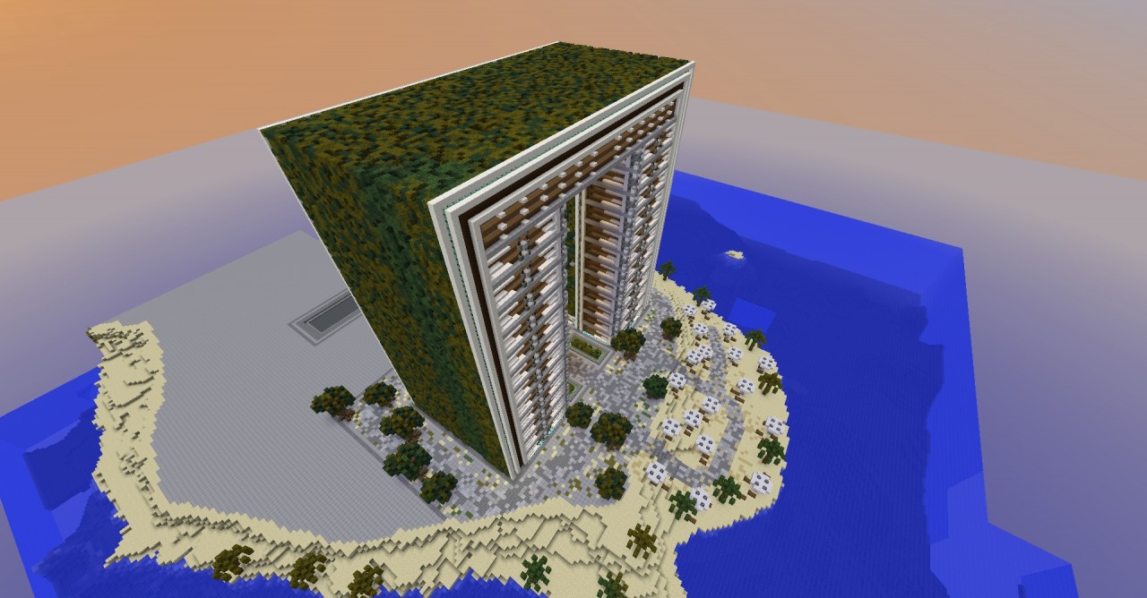 Beach Hotel Minecraft Map