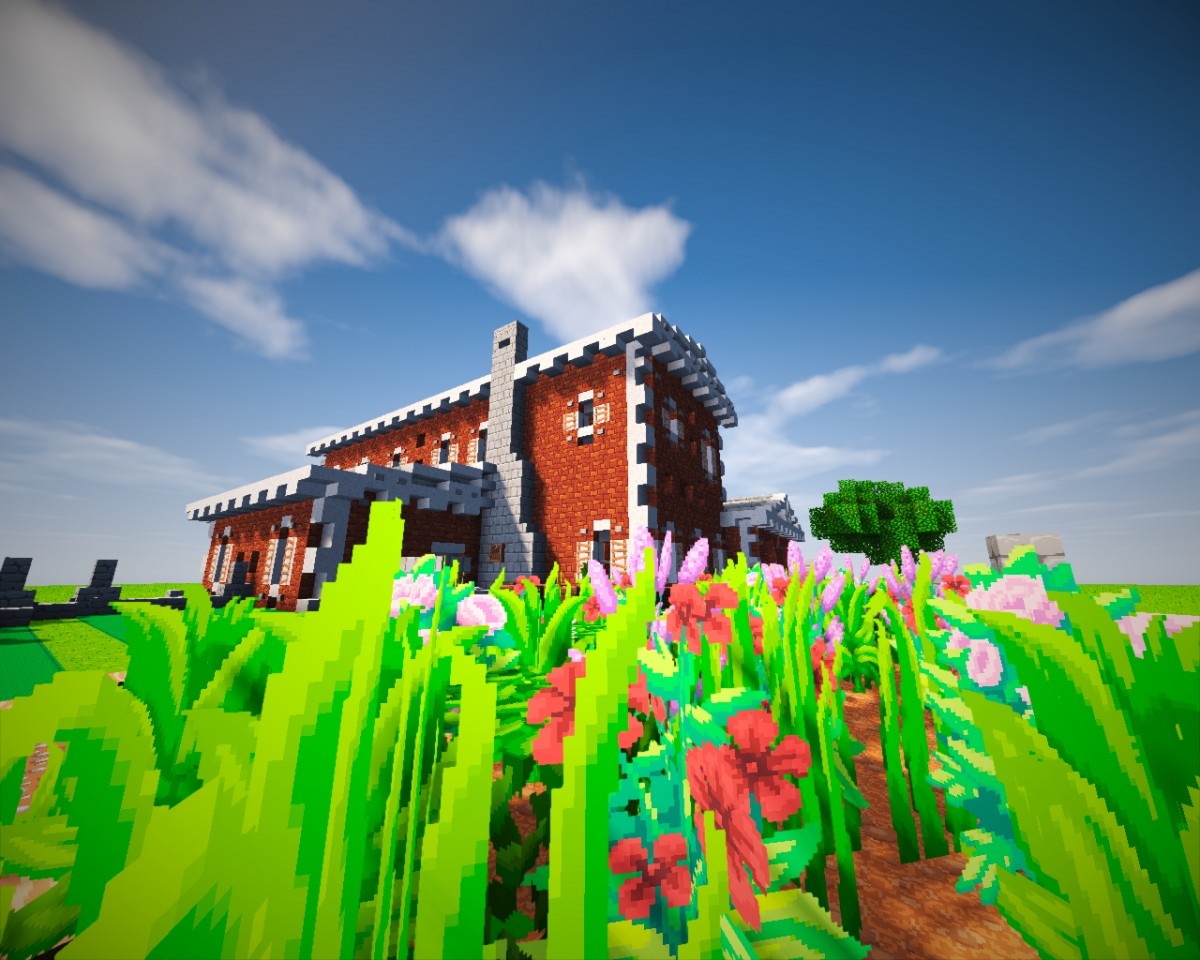 American Traditional Colonial House Minecraft Map