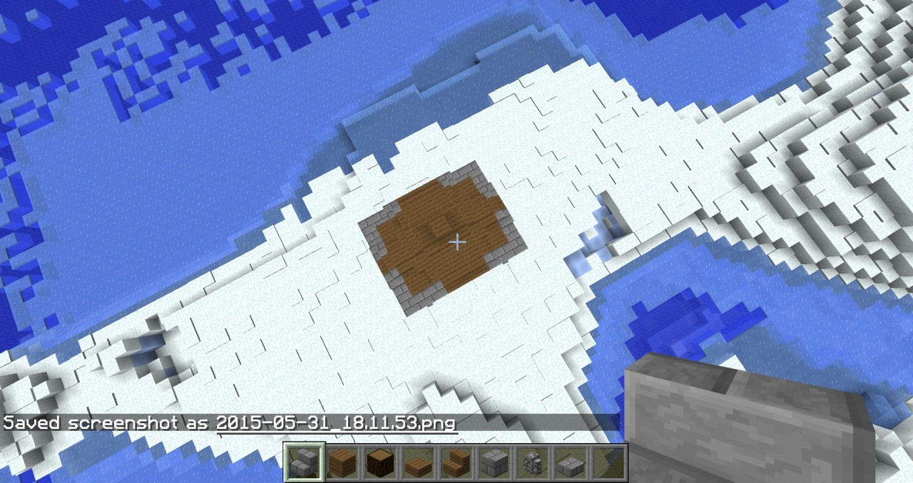 Small ice town house Minecraft Map