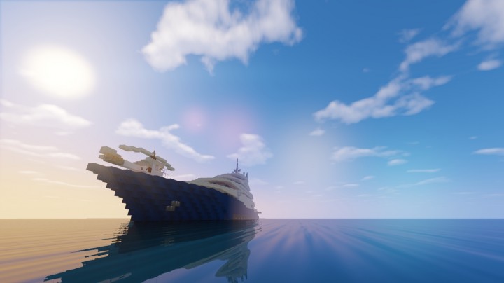 Blue dream Yacht Minecraft Map