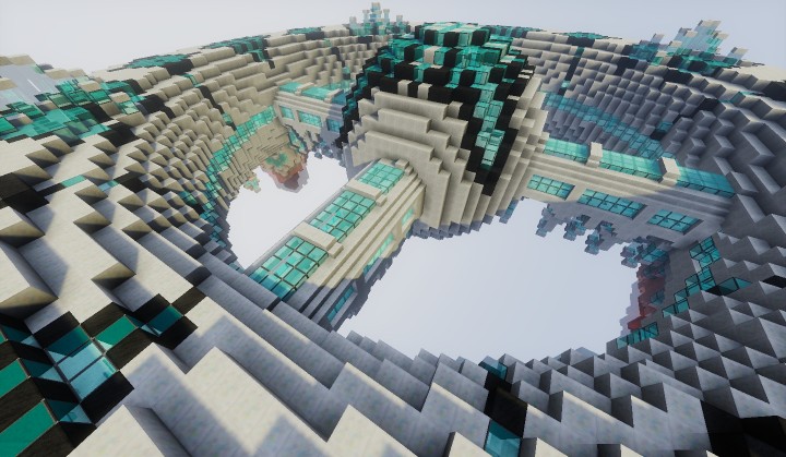 Space Station Bed District Minecraft Map