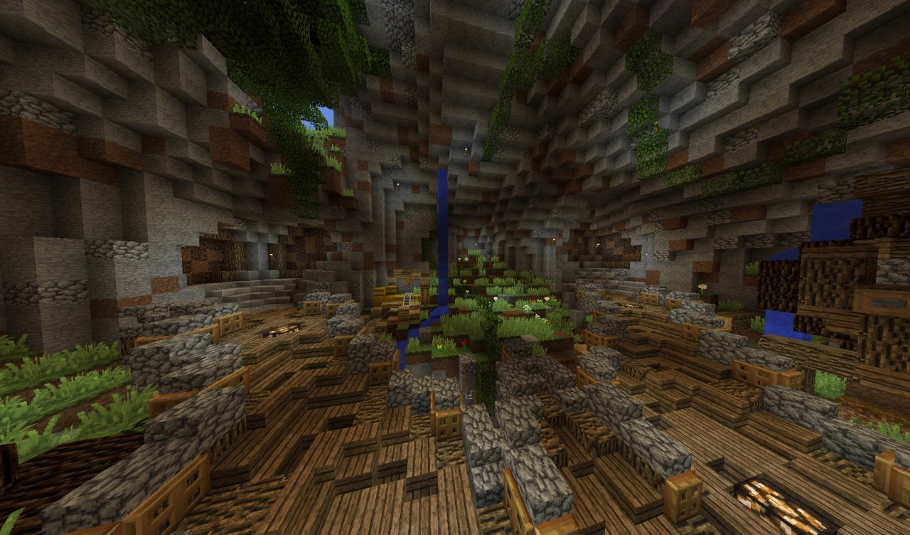 Medieval Cave Hub for RambleGames | Built by Valgonir Minecraft Map