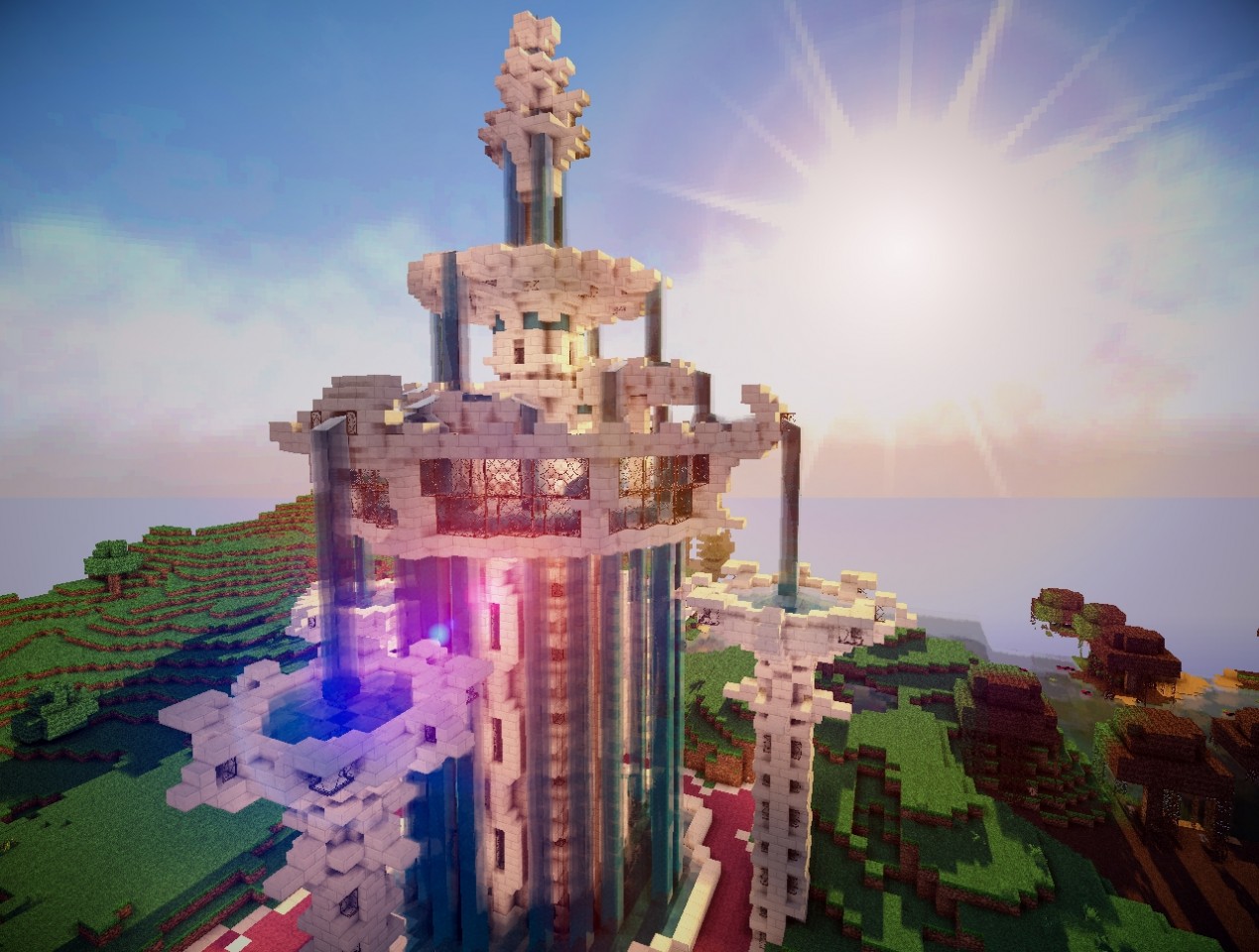 System Fountain. Minecraft Map