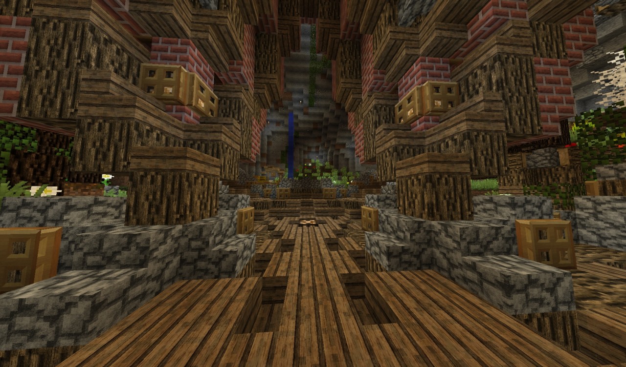 Medieval Cave Hub for RambleGames | Built by Valgonir Minecraft Map